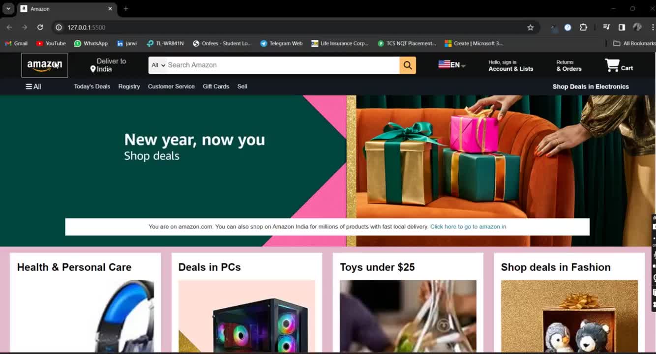 Launching my Amazon clone with HTML and CSS | Laxmi Tiwari posted on ... Launching my Amazon clone with HTML and CSS | Laxmi Tiwari posted on ...