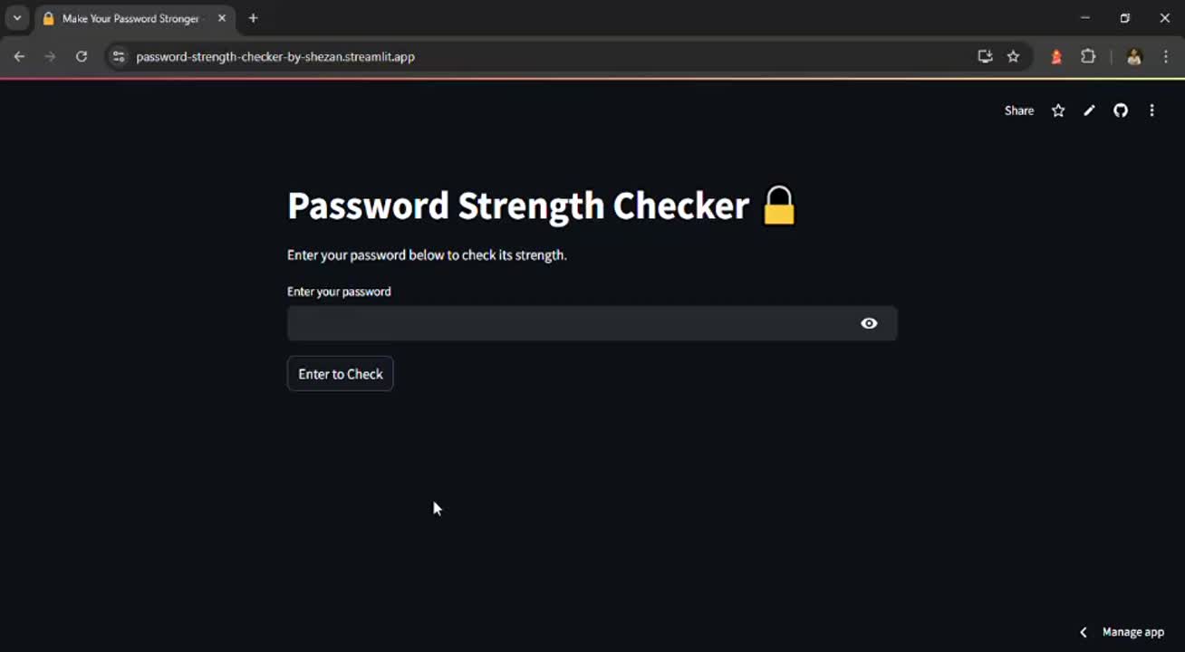 #cybersecurity #python #streamlit #giaic #webapp #passwordsecurity # ... #cybersecurity #python #streamlit #giaic #webapp #passwordsecurity # ...