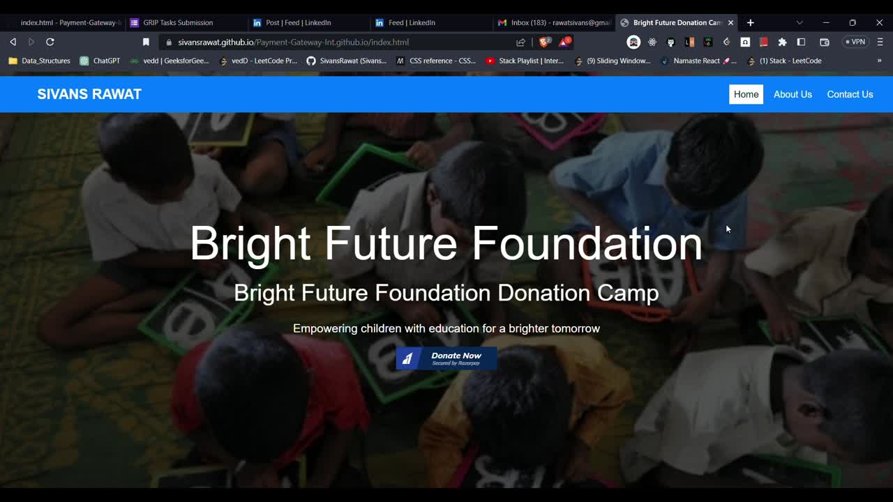 Sivans Rawat auf LinkedIn: #task3 #gripmay2023 #webdevelopment # ... Sivans Rawat auf LinkedIn: #task3 #gripmay2023 #webdevelopment # ...