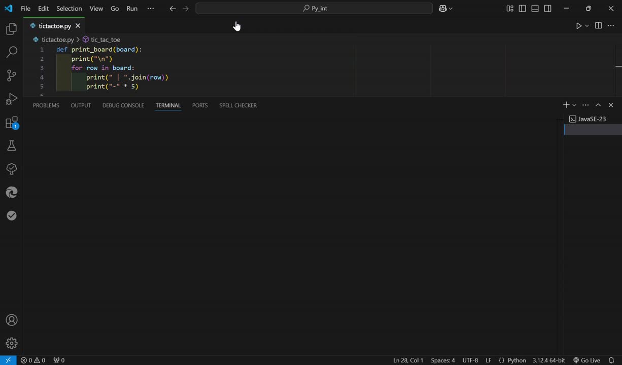 Rohit TJ on LinkedIn: #pythonprogramming #tictactoe #gamedevelopment # ... Rohit TJ on LinkedIn: #pythonprogramming #tictactoe #gamedevelopment # ...