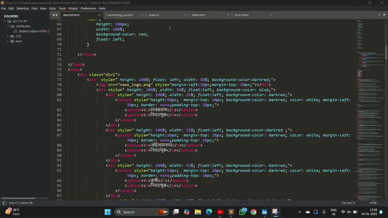 Avdhut Adhav on LinkedIn: #webdevelopment #html #css Avdhut Adhav on LinkedIn: #webdevelopment #html #css