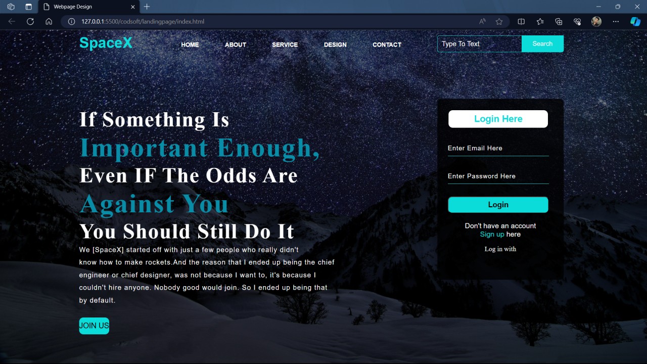 Ankit Kumar on LinkedIn: #webdevelopment #landingpage #internship #codsoft Ankit Kumar on LinkedIn: #webdevelopment #landingpage #internship #codsoft