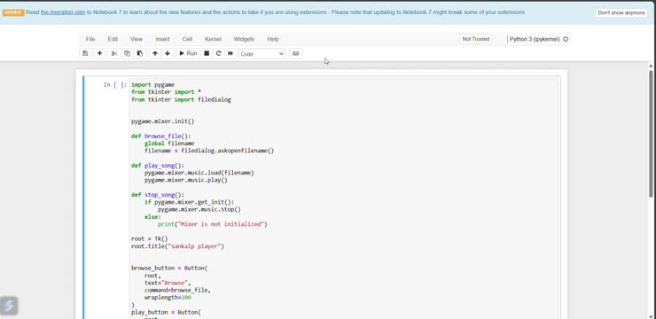 Sankalp Rai on LinkedIn: Music Player in python CodeClause Sankalp Rai on LinkedIn: Music Player in python CodeClause