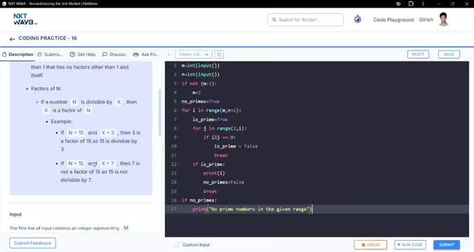 Girish CN on LinkedIn: #50daysofcode #nxtwave #python #codingchallenge ... Girish CN on LinkedIn: #50daysofcode #nxtwave #python #codingchallenge ...
