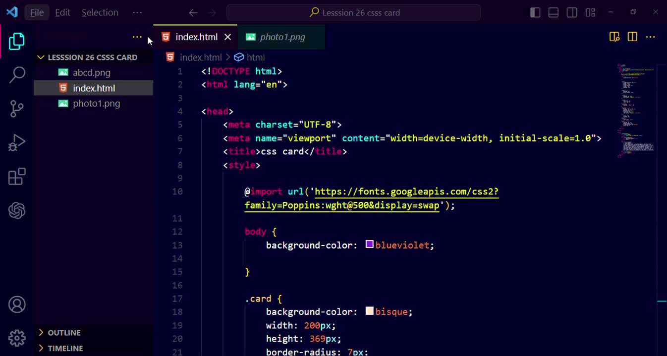 I Have Create Card Using HTML and CSS. | Saif Modan I Have Create Card Using HTML and CSS. | Saif Modan