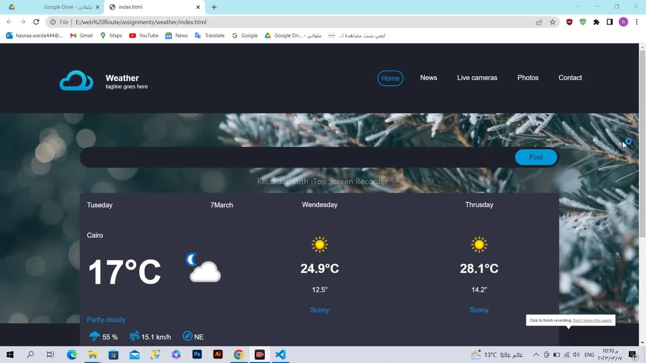 Hasnaa Abdo on LinkedIn: #html #css #bootstrap5 #javascript #api Hasnaa Abdo on LinkedIn: #html #css #bootstrap5 #javascript #api