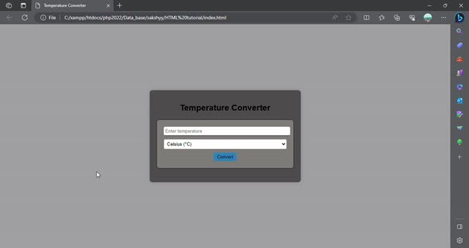 Sakshi Gupta on LinkedIn: #bharatintern #task1 #webdevelopment # ... Sakshi Gupta on LinkedIn: #bharatintern #task1 #webdevelopment # ...