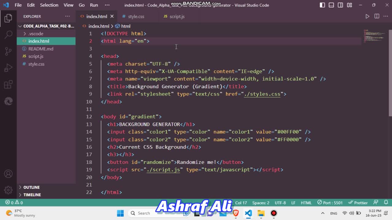 ASHRAF ALI on LinkedIn: #task_02 #code #html #css #javascript #project ... ASHRAF ALI on LinkedIn: #task_02 #code #html #css #javascript #project ...