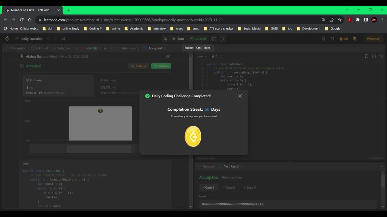 Celebrating a Half-Century at LeetCode | Akshay Raj posted on the topic ... Celebrating a Half-Century at LeetCode | Akshay Raj posted on the topic ...