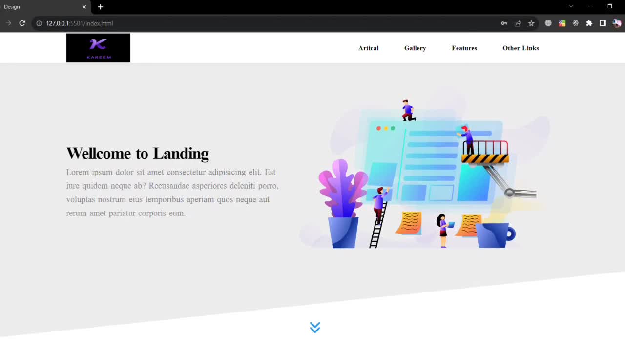 Kareem Ahmed on LinkedIn: New Project Design.. ️🧑💻 Using HTML, CSS… Kareem Ahmed on LinkedIn: New Project Design.. ️🧑💻 Using HTML, CSS…