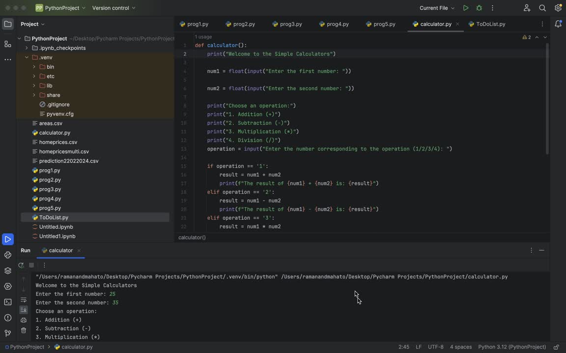 Designing a simple calculator with CodSoft | Ramanand Mahato posted on ... Designing a simple calculator with CodSoft | Ramanand Mahato posted on ...