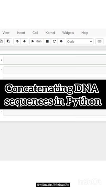 Python for Bioinformatics on LinkedIn: Concatenating multiple DNA ... Python for Bioinformatics on LinkedIn: Concatenating multiple DNA ...