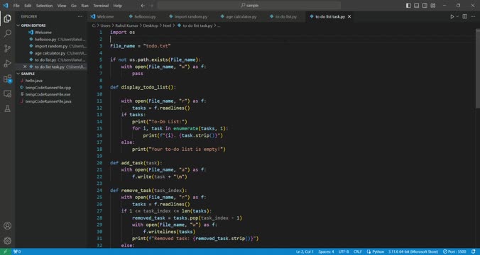 Rahul Kumar on LinkedIn: #codsoft #pythondeveloper #codsoftinternship Rahul Kumar on LinkedIn: #codsoft #pythondeveloper #codsoftinternship