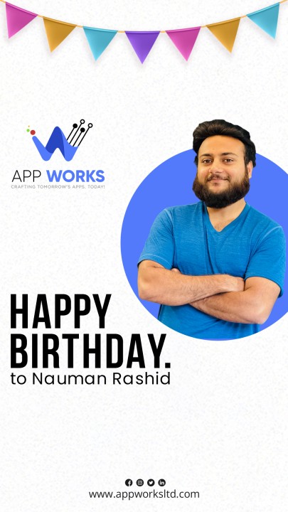 AppWorks (Private) Limited on LinkedIn: 🎈 Happy Birthday, Nauman Rashid! AppWorks (Private) Limited on LinkedIn: 🎈 Happy Birthday, Nauman Rashid!