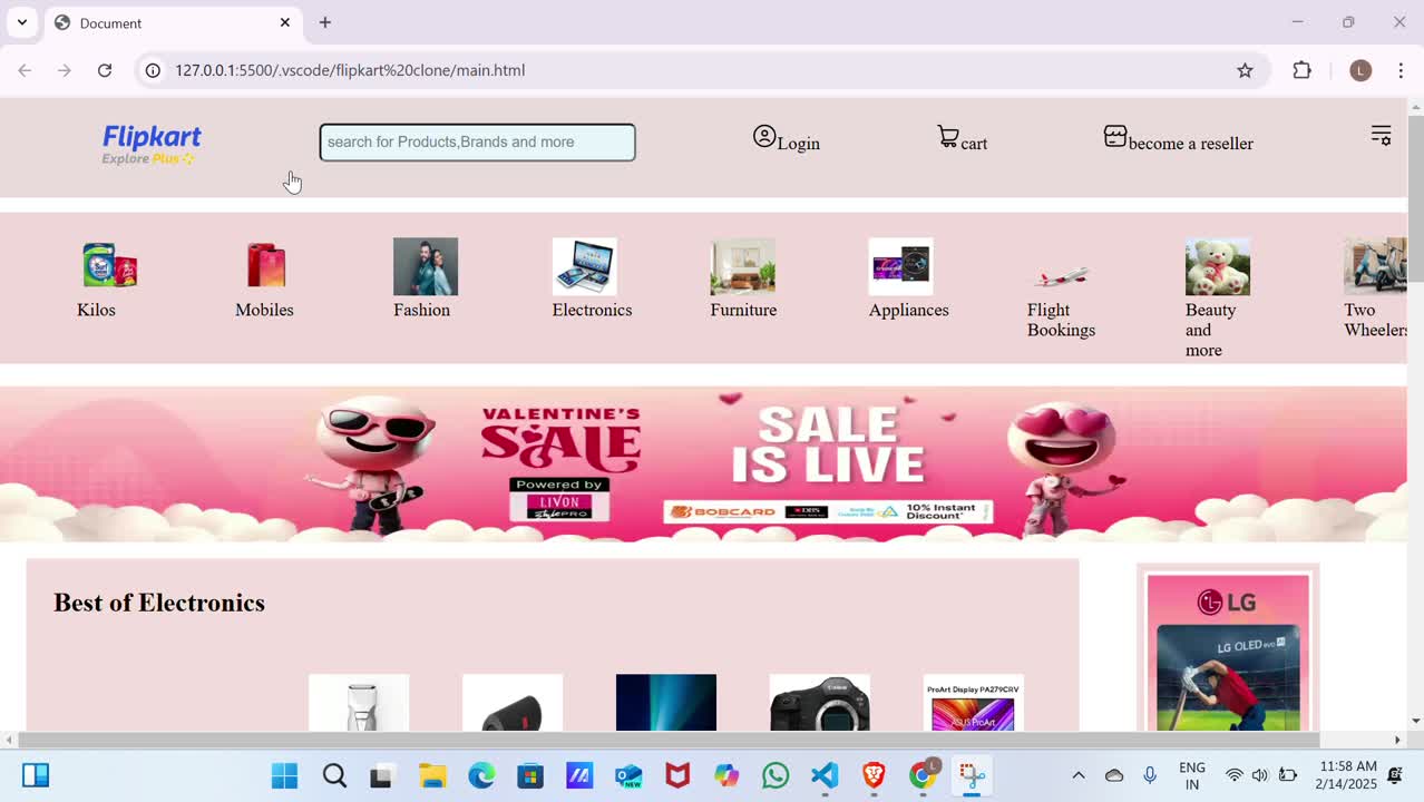 Lovleen Mishra on LinkedIn: #flipkart #html #css Lovleen Mishra on LinkedIn: #flipkart #html #css