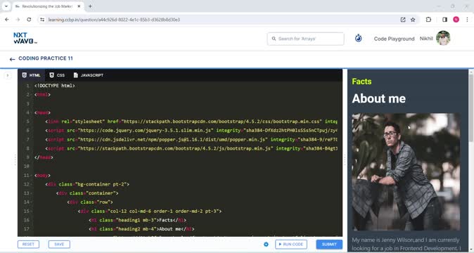Nikhil Donthusaram on LinkedIn: #ccbp #nxtwave #html #css #bootstrap # ... Nikhil Donthusaram on LinkedIn: #ccbp #nxtwave #html #css #bootstrap # ...