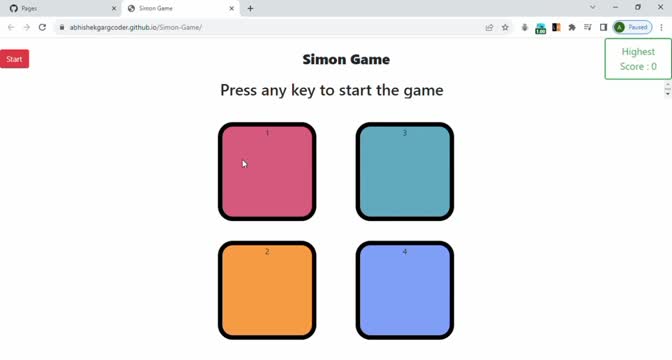 #simon #gamedevelopment #gamedeveloper | Abhishek Garg #simon #gamedevelopment #gamedeveloper | Abhishek Garg