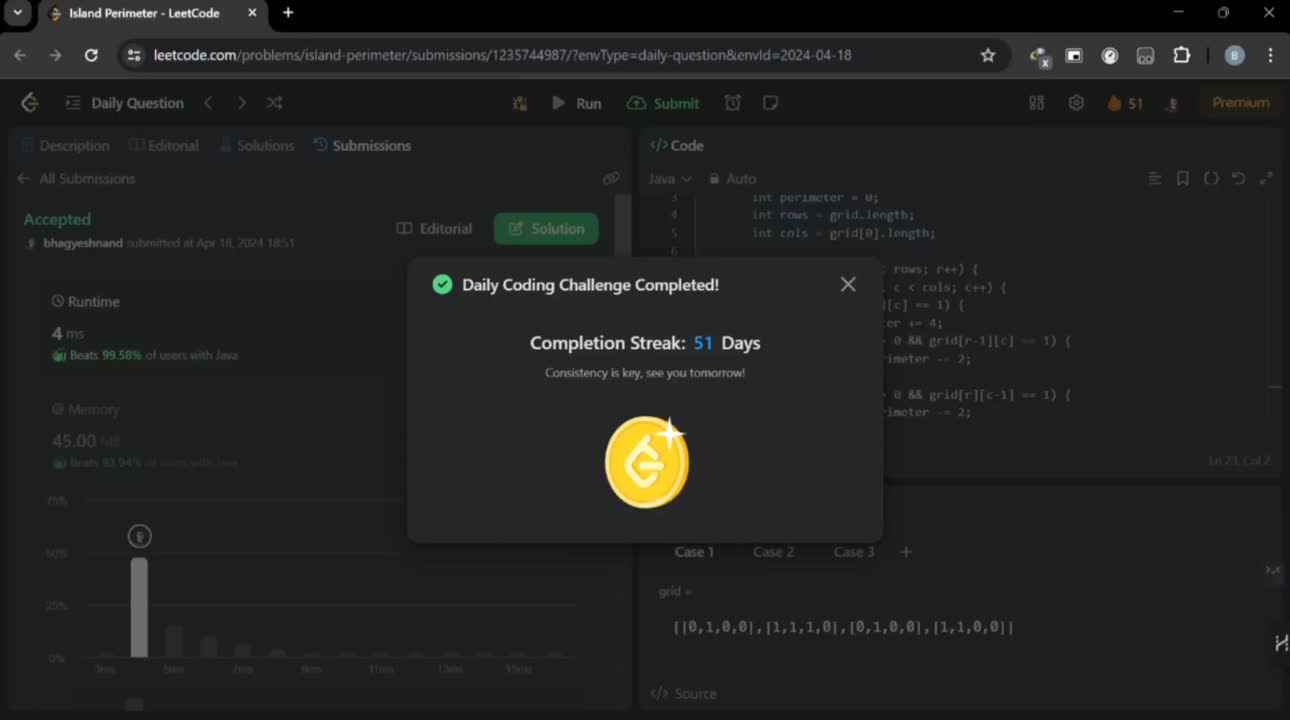 Completed 100 days of LeetCode problem-solving | Bhagyesh Nand posted ... Completed 100 days of LeetCode problem-solving | Bhagyesh Nand posted ...
