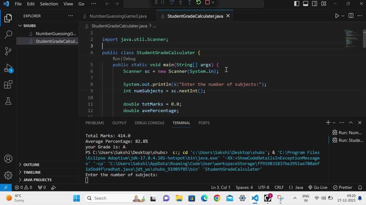 Shubham Dhas on LinkedIn: #task2 #internship #javaintern #codsoft # ... Shubham Dhas on LinkedIn: #task2 #internship #javaintern #codsoft # ...