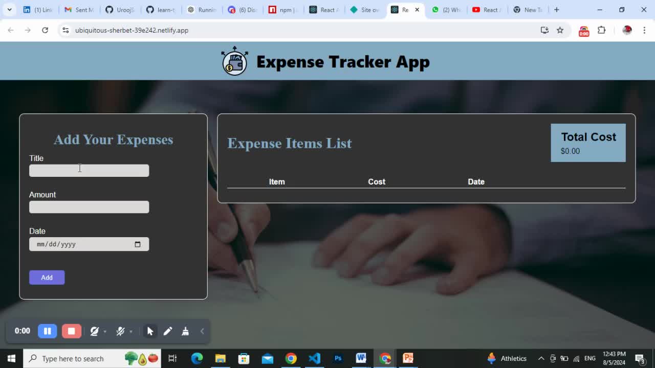 Urooj Sadiq on LinkedIn: #webdevelopment #reactjs #expensetracker # ... Urooj Sadiq on LinkedIn: #webdevelopment #reactjs #expensetracker # ...