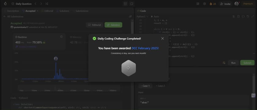 #leetcode #codingjourney #dsa #problemsolving #cplusplus #python #c ... #leetcode #codingjourney #dsa #problemsolving #cplusplus #python #c ...