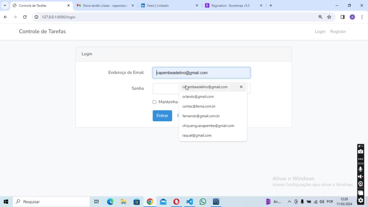 Laravel framework native web authentication for task manager | Fernando ... Laravel framework native web authentication for task manager | Fernando ...