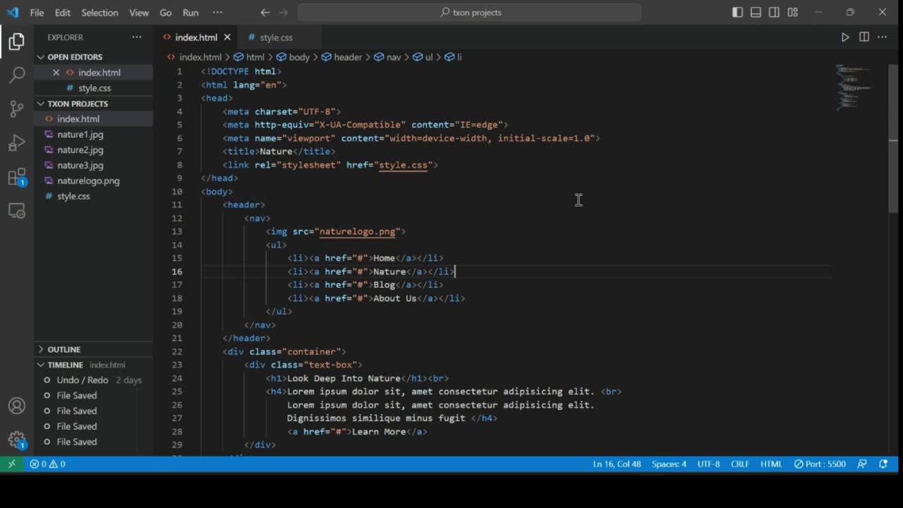 Akriti Biswas on LinkedIn: #webdevelopment #html #css #intern #txon Akriti Biswas on LinkedIn: #webdevelopment #html #css #intern #txon