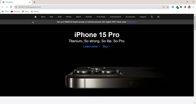My first clone website using html and css | Saif Ali posted on the ... My first clone website using html and css | Saif Ali posted on the ...