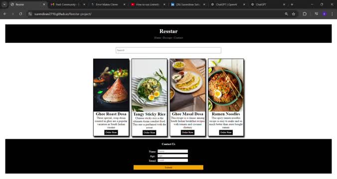 Surendiran S on LinkedIn: #webdevelopment #html #css #project # ... Surendiran S on LinkedIn: #webdevelopment #html #css #project # ...