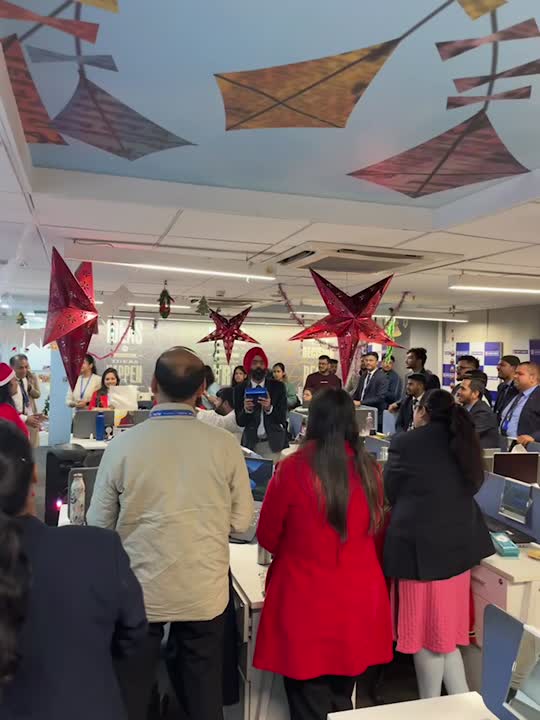 #christmascelebration #teamwork #hdfc #festivejoy | Krishna Jaiswal #christmascelebration #teamwork #hdfc #festivejoy | Krishna Jaiswal