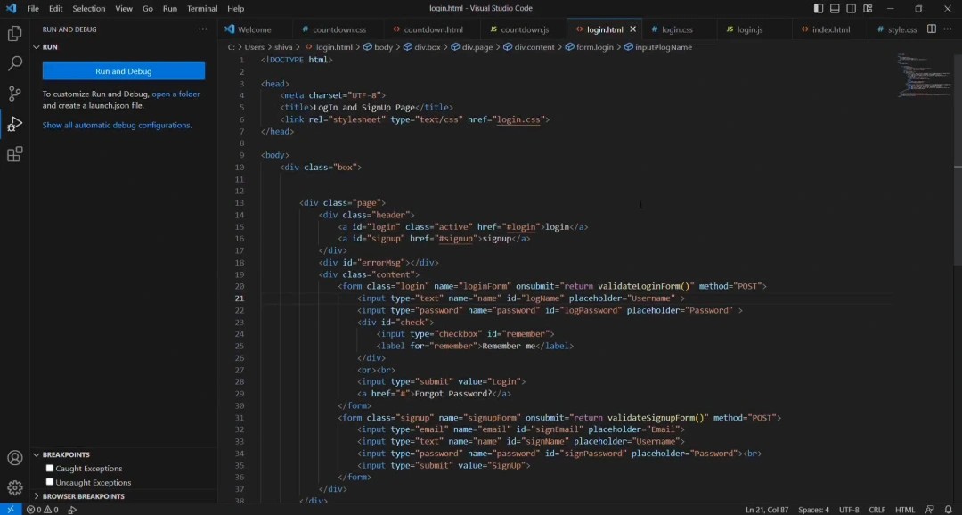 Vara Mitali on LinkedIn: #task2 #webdevelopment #internship # ... Vara Mitali on LinkedIn: #task2 #webdevelopment #internship # ...