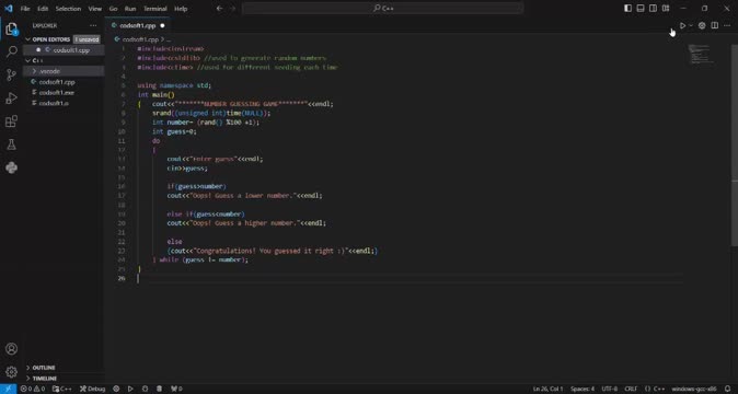 Laiba Iqbal on LinkedIn: #codsoft #internship #cplusplus #coding # ... Laiba Iqbal on LinkedIn: #codsoft #internship #cplusplus #coding # ...