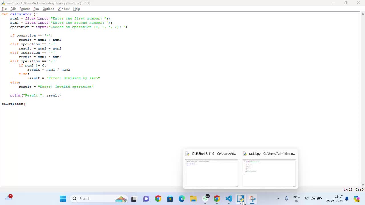 Abhay Jadhav on LinkedIn: #programming #python #calculator #codingproject Abhay Jadhav on LinkedIn: #programming #python #calculator #codingproject