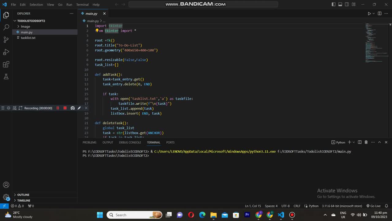Talha Ahmed on LinkedIn: #codsoft #internship #python Talha Ahmed on LinkedIn: #codsoft #internship #python
