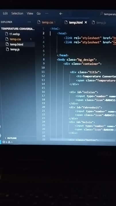 Anjali Kumari on LinkedIn: #temperatureconverter #html #css #javascript Anjali Kumari on LinkedIn: #temperatureconverter #html #css #javascript