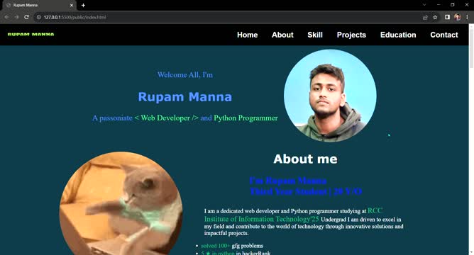 Rupam Manna on LinkedIn: #codsoft #webdevelopment #internship Rupam Manna on LinkedIn: #codsoft #webdevelopment #internship