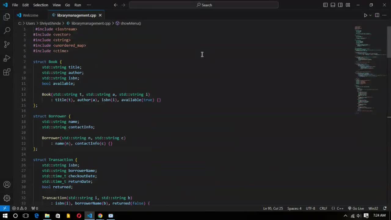My project on LIBRARY MANAGEMENT for CodSoft | Shriya Shinde posted on ... My project on LIBRARY MANAGEMENT for CodSoft | Shriya Shinde posted on ...