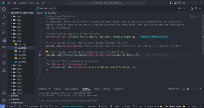Parizah Shaikh on LinkedIn: #100daysoftypescript #typescriptjourney # ... Parizah Shaikh on LinkedIn: #100daysoftypescript #typescriptjourney # ...