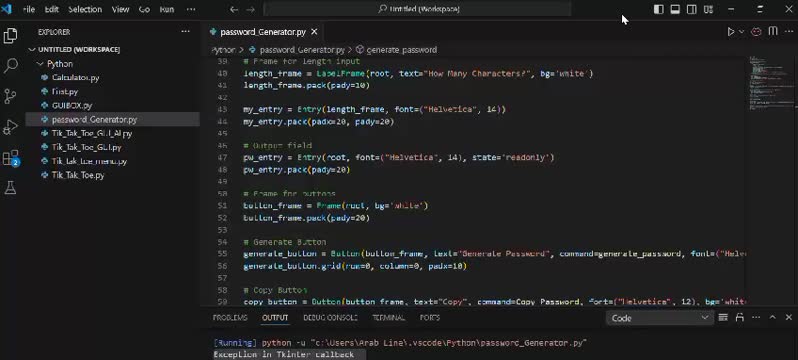 My Python password generator for Programmers Tech | Areej Fatima posted ... My Python password generator for Programmers Tech | Areej Fatima posted ...
