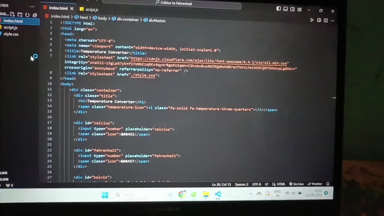Md Samiullah on LinkedIn: #html #css #javascript #temperatureconverter ... Md Samiullah on LinkedIn: #html #css #javascript #temperatureconverter ...