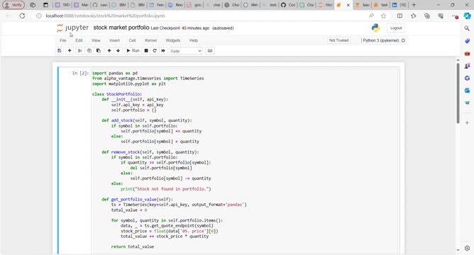 Completed CodeAlpha project: stock portfolio tracking tool | Anusha ... Completed CodeAlpha project: stock portfolio tracking tool | Anusha ...