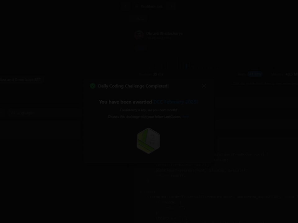 Dhruva Bhattacharya on LinkedIn: LeetCode Leetcode Challenge ... Dhruva Bhattacharya on LinkedIn: LeetCode Leetcode Challenge ...