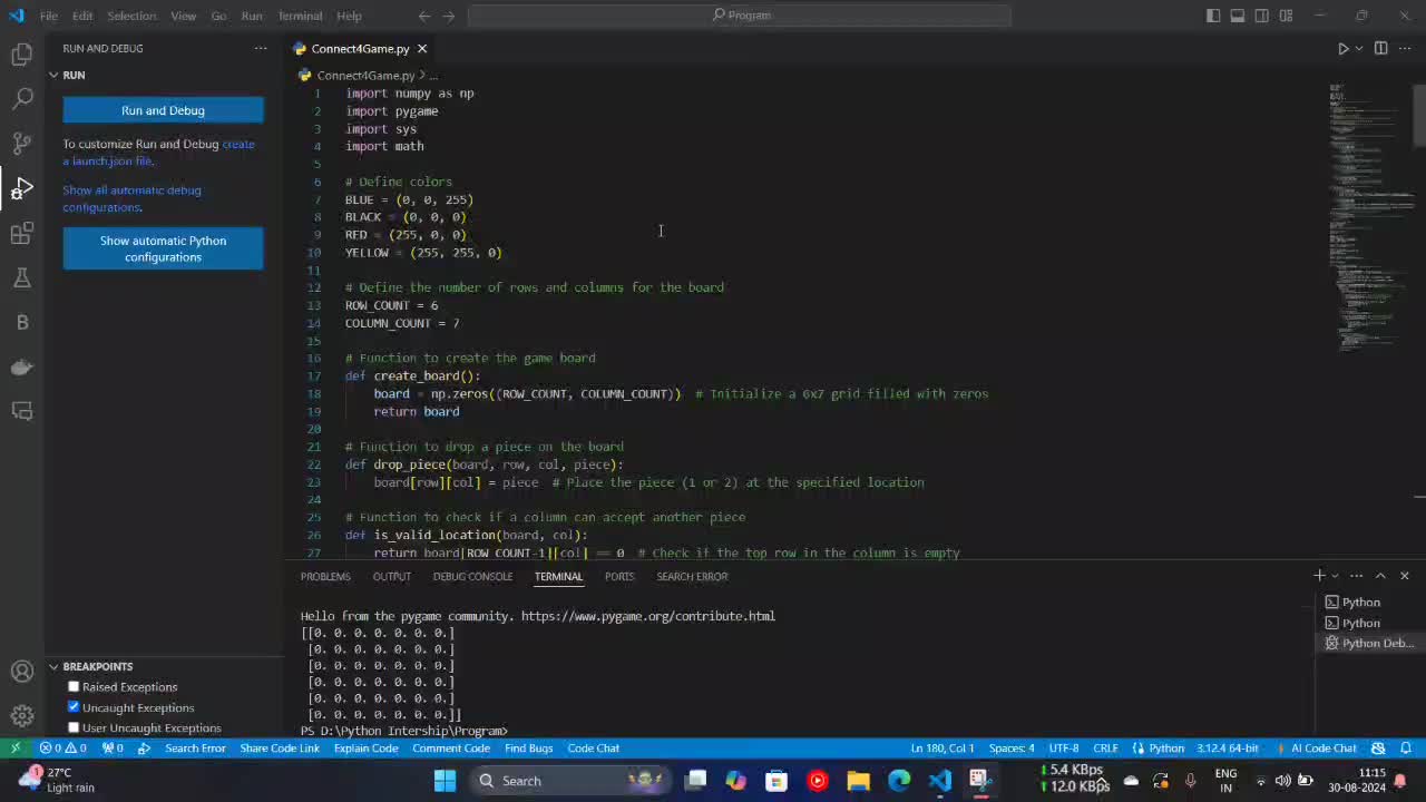 Sarang Gajbhare on LinkedIn: #pythonprogramming #gamedevelopment # ... Sarang Gajbhare on LinkedIn: #pythonprogramming #gamedevelopment # ...
