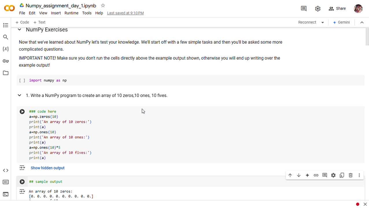 Sailaja Thirumani on LinkedIn: #python #numpy #learningjourney # ... Sailaja Thirumani on LinkedIn: #python #numpy #learningjourney # ...