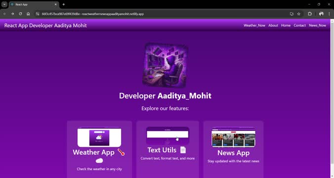 Aaditya Mohit on LinkedIn: #react #webdevelopment #frontend #api # ... Aaditya Mohit on LinkedIn: #react #webdevelopment #frontend #api # ...