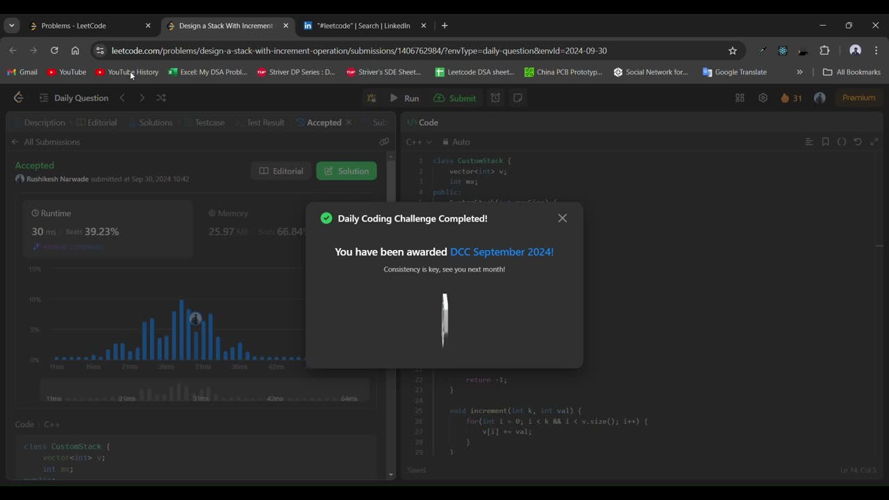 Rushikesh Narwade on LinkedIn: #leetcode #leetcode #codingjourney # ... Rushikesh Narwade on LinkedIn: #leetcode #leetcode #codingjourney # ...