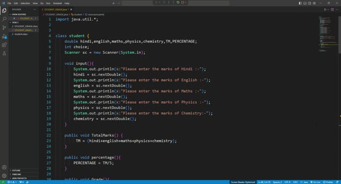 Completed Grade Calculator task for CodSoft | Himanshu Sen posted on ... Completed Grade Calculator task for CodSoft | Himanshu Sen posted on ...