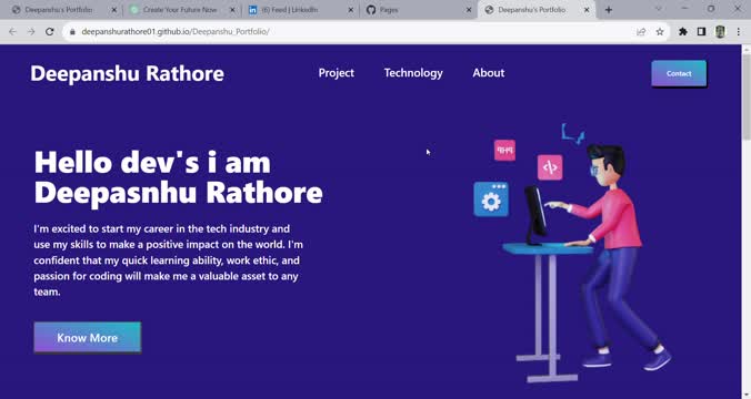 Deepanshu Rathore on LinkedIn: #portfolio #webdevelopment # ... Deepanshu Rathore on LinkedIn: #portfolio #webdevelopment # ...