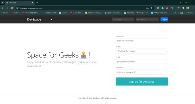 Devspace: A social media app with Nodejs, Express, Socket.io | Sparsh ... Devspace: A social media app with Nodejs, Express, Socket.io | Sparsh ...