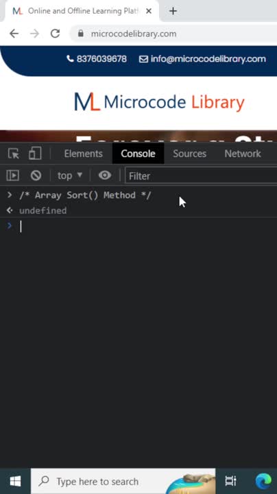 Microcode Library on LinkedIn: Sorting Secrets: JavaScript Array Mastery Microcode Library on LinkedIn: Sorting Secrets: JavaScript Array Mastery